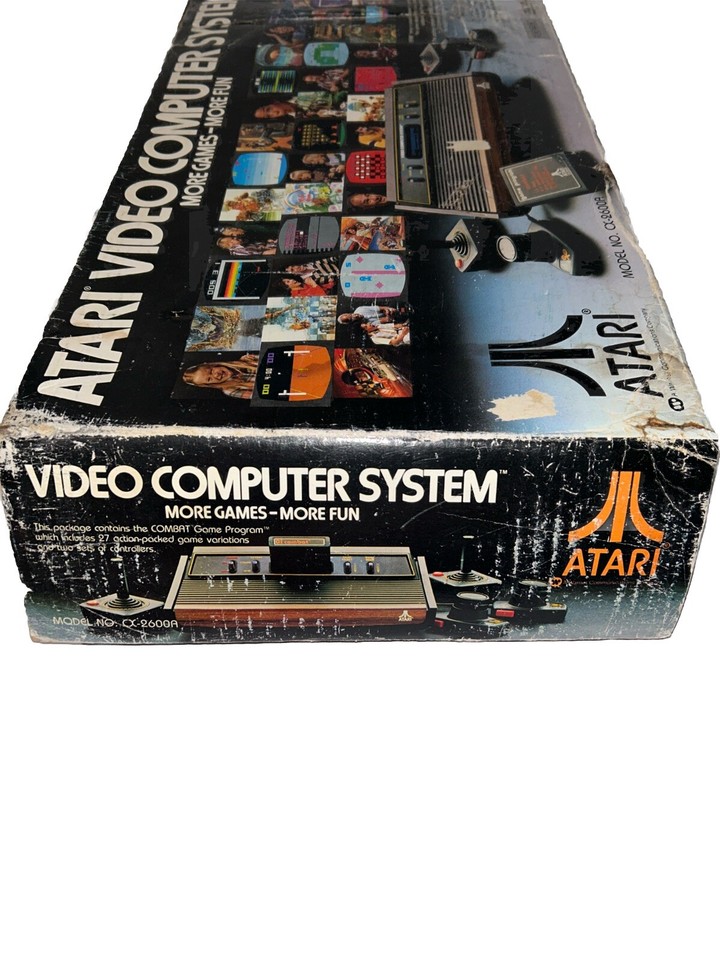 Atari 2600 (CX-2600A) Computer System w/Original Box Matching # Working ...