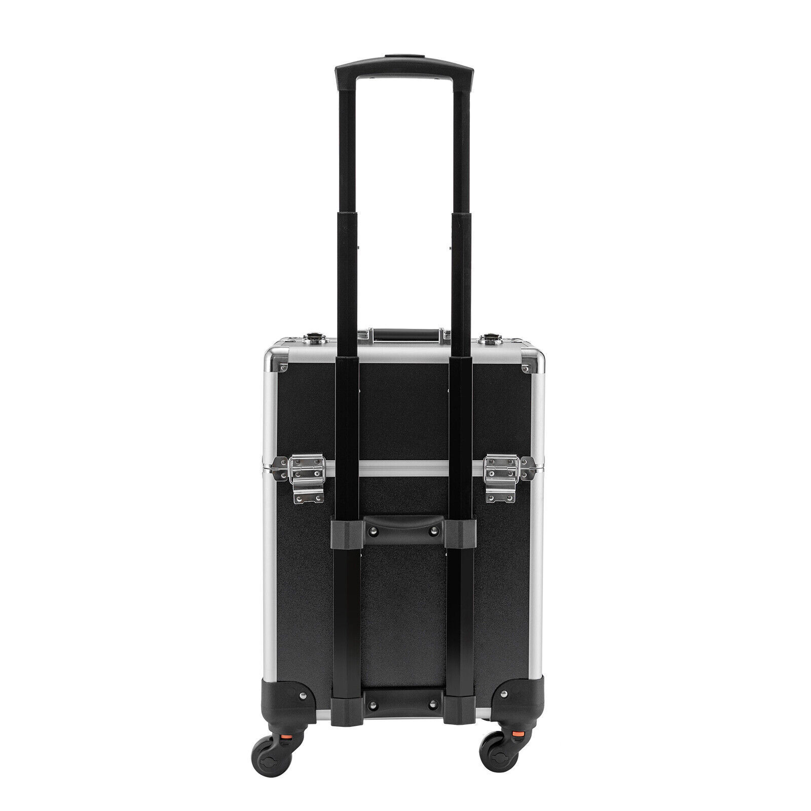 Rolling Aluminum Alloy Makeup Train Case Cosmetic Trolley Storage ...