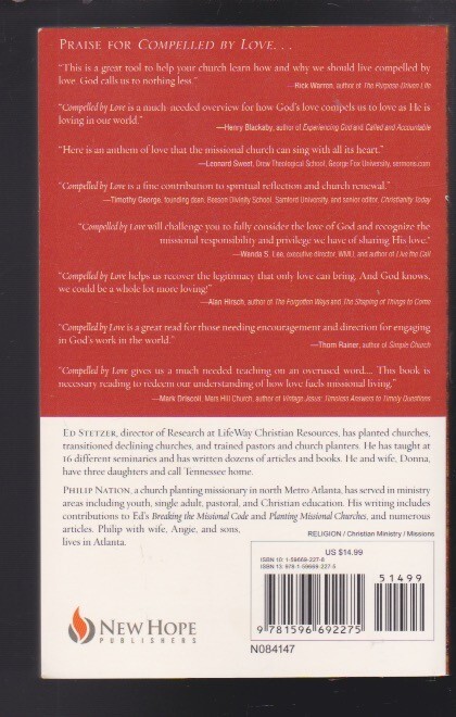 Compelled by Love: The Most Excellent Way to Missional Living Paperback ...