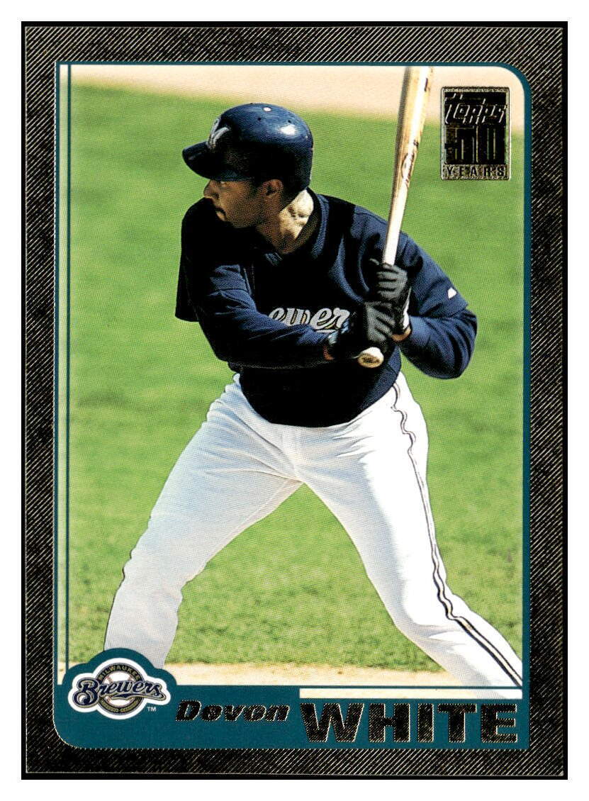 Devon White 2001 Topps Traded & Rookies T47 SN 2001 /2001 Gold | eBay