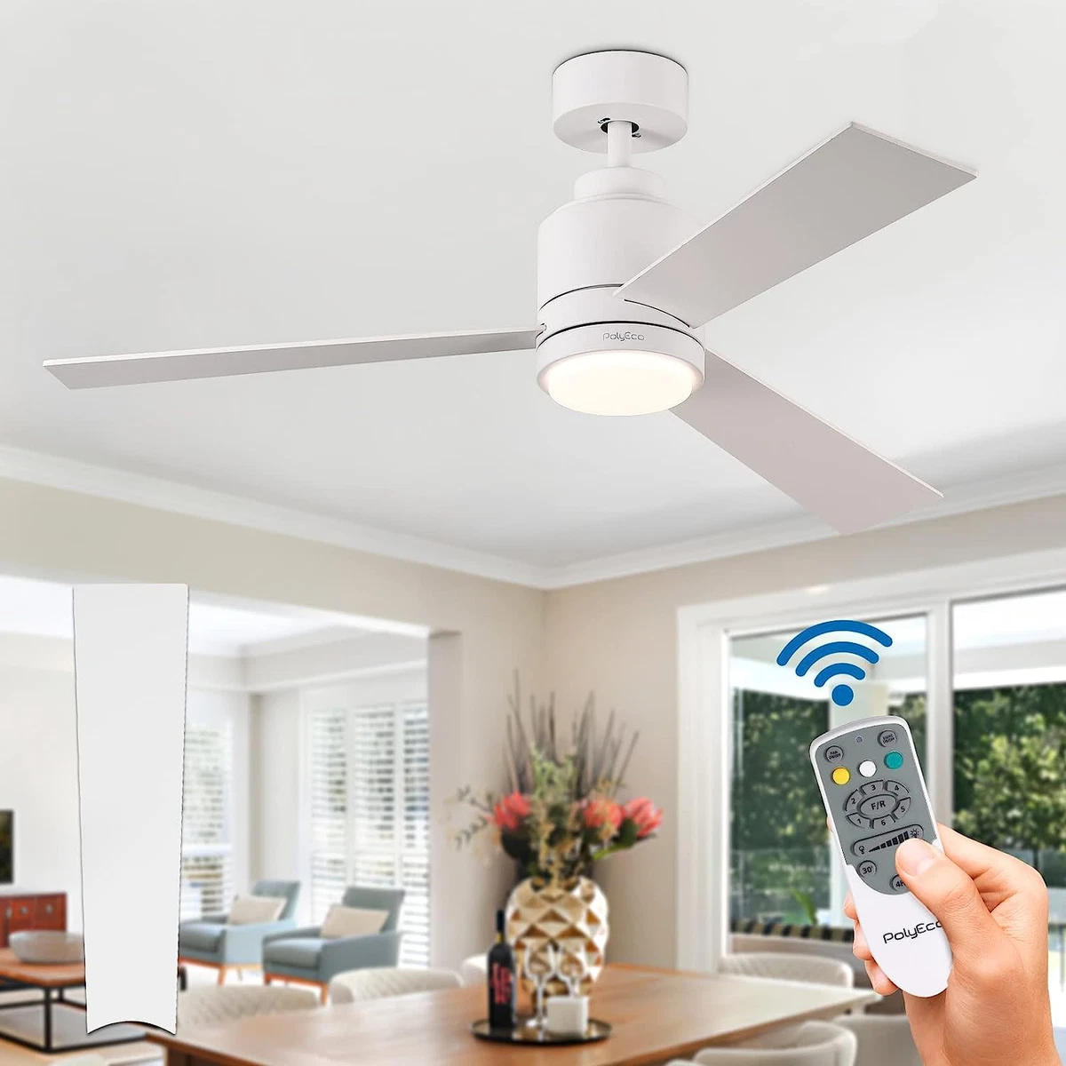48 Inch Ceiling Fans With Remote Control | Shelly Lighting