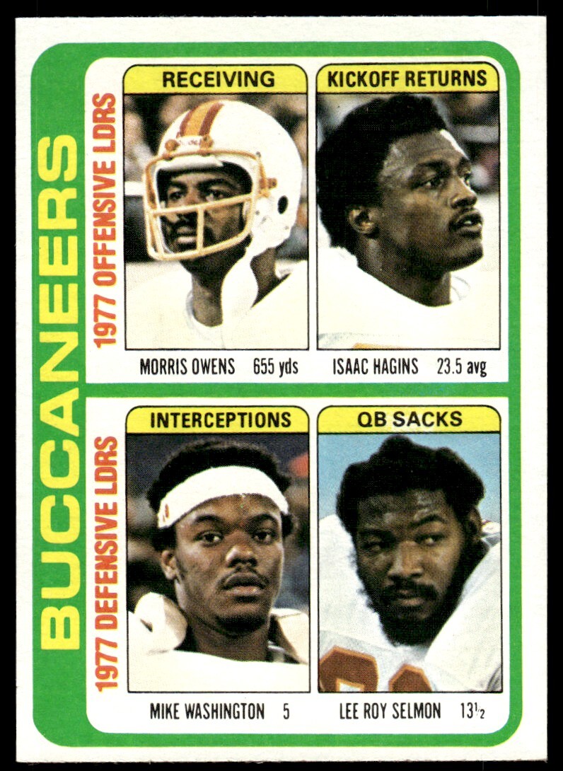 1978 TOPPS MORRIS OWENS/ISAAC HAGINS B TAMPA BAY BUCCANEERS #527 | eBay