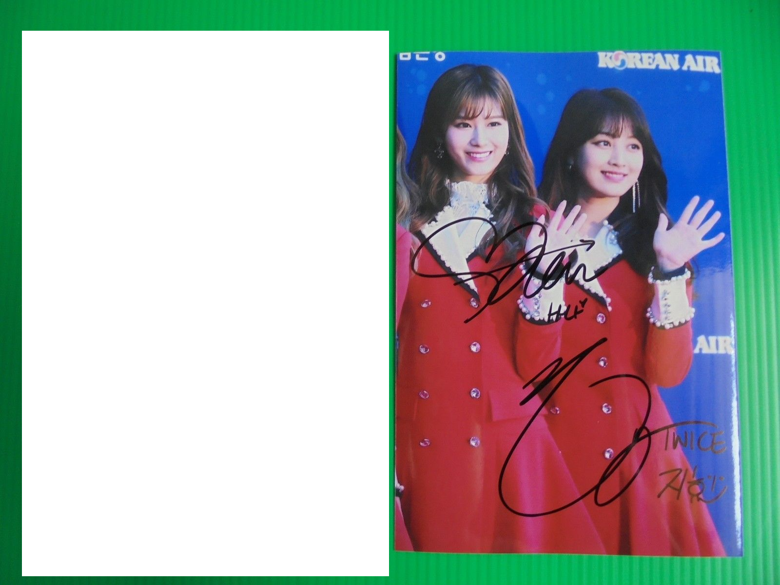 Twice Jihyo Sana Combo Pair 4x6 Photo autograph signed USA Seller KPOP ...