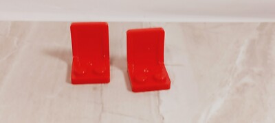 New LEGO Car Seat Lot of 2 RED BUILD Minfigure CHAIR Truck Parts ...