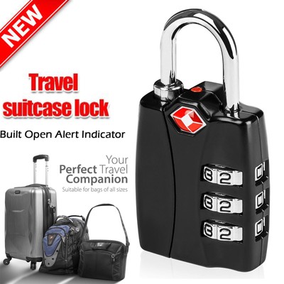 Heavy Alloy TSA Lock Travel Luggage 3 Digit Combination Resettable ...