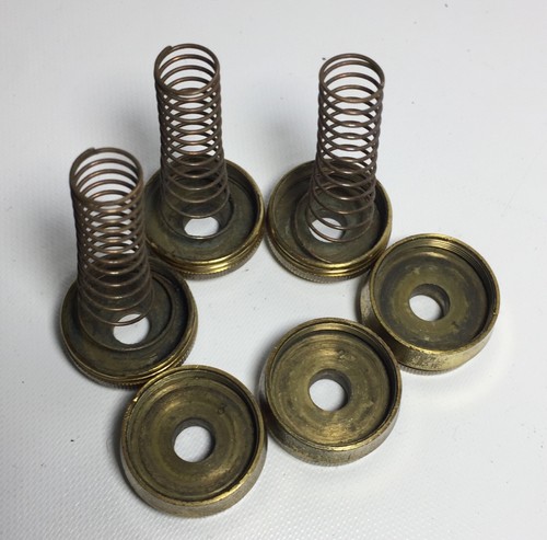 Vintage Pan America Cornet Trumpet 3 Top and Bottom Valve Caps with ...