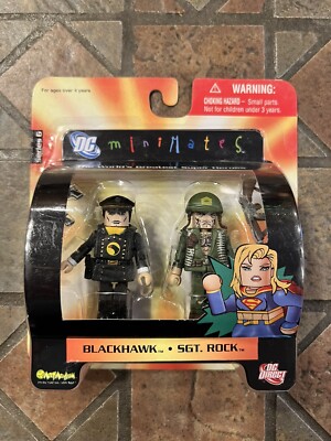 DC Minimates SGT ROCK & BLACKHAWK Series 6 JSA JLA Marvel Justice ...