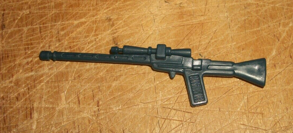 ORIGINAL Vintage STAR WARS Gun Blaster IG-88 RIFLE Blue Bounty Hunter ...