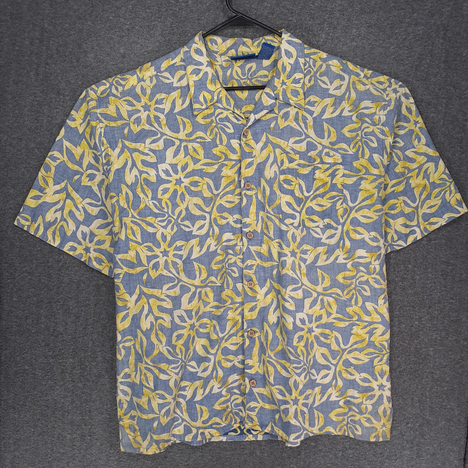 Vintage OP Ocean Pacific Hawaiian camp Shirt Mens 2XL… - Gem