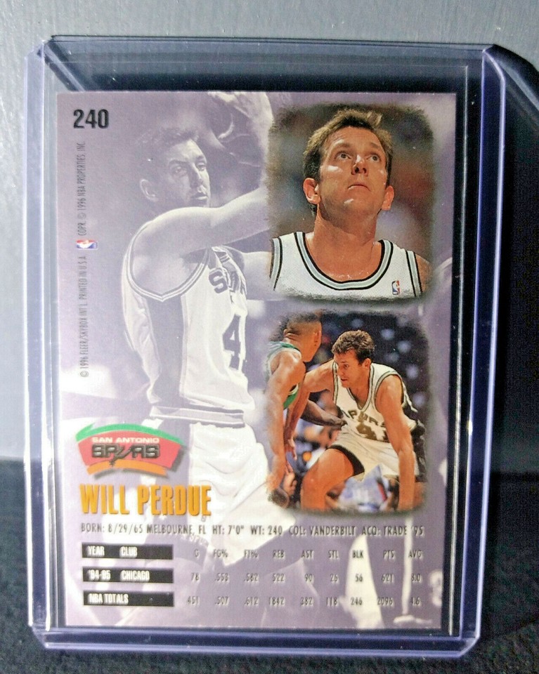 1995-96 Will Perdue #240 Basketball Card | eBay