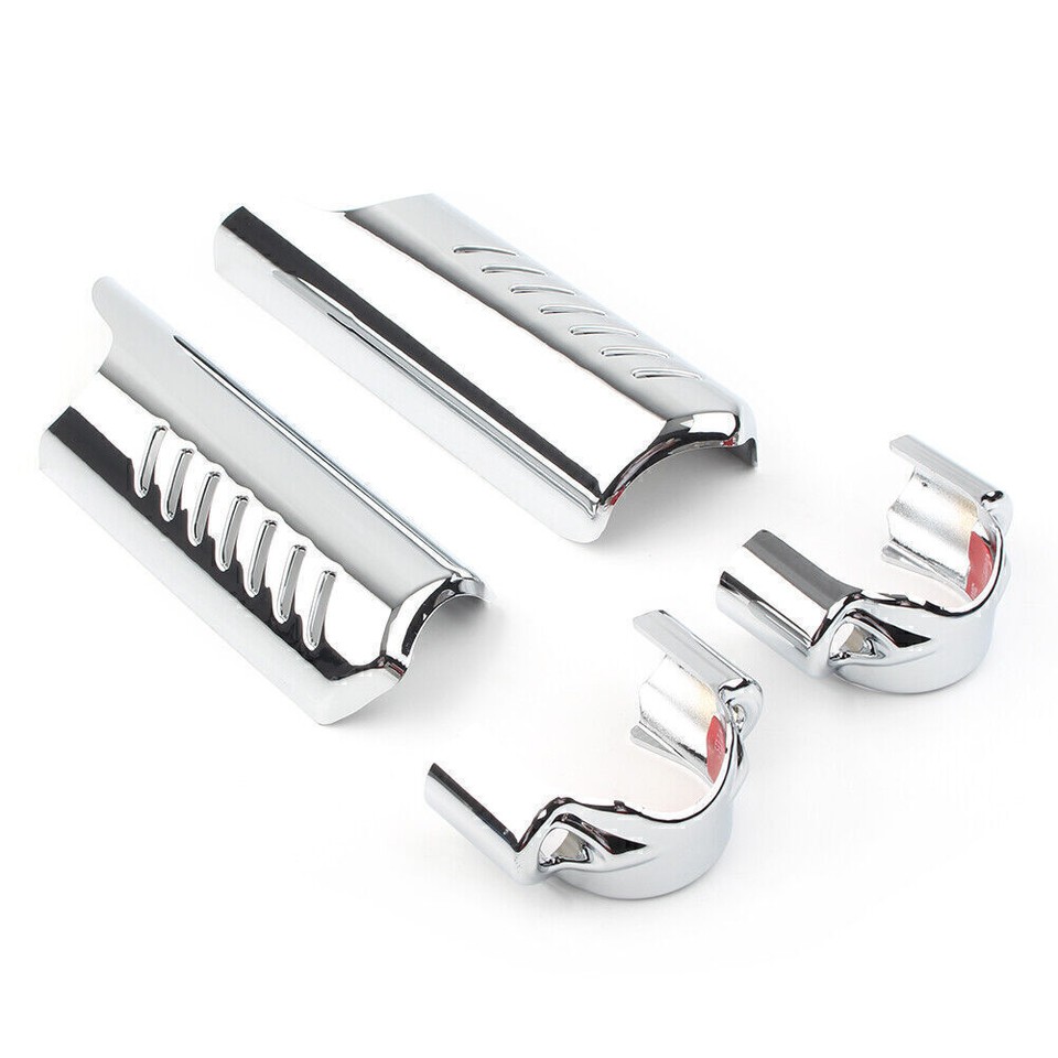 For Harley Heritage Softail Classic FLSTC FLSTN Chrome Lower Fork Leg ...