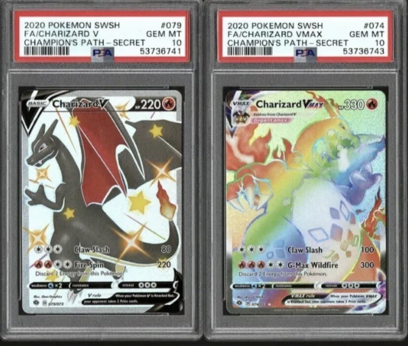 GRADED PSA 10 GEM MT CHARIZARD POKEMON CARD AUTHENTIC! PSA SLAB Only ...