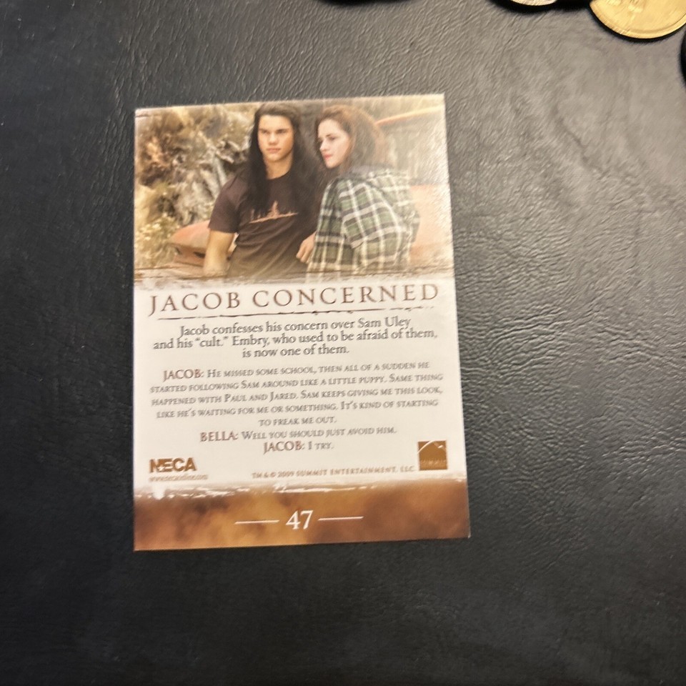 Jb4b Twilight Saga New Moon, 2009 #47 Jacob Concerned, Bella | eBay