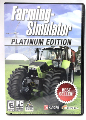 Farming-Simulator Platinum Edition PC DVD-ROM 2012 w/Install Keys, No ...