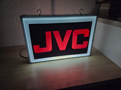 VTG JVC Electronics Double Sided Hanging Store Display Light Up 21x14x5 ...