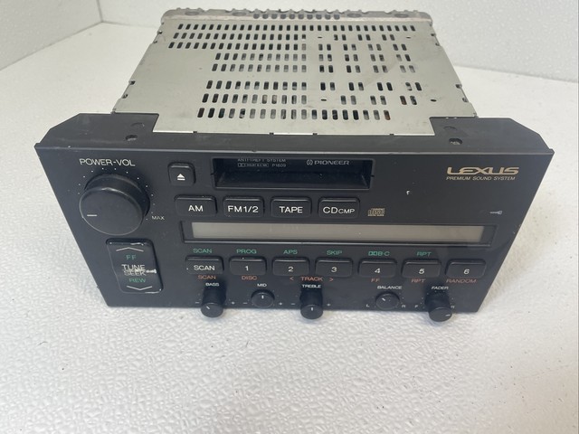 Lexus OEM Ls400 Front Pioneer Cassette Player Radio Tape Stereo 1993 ...