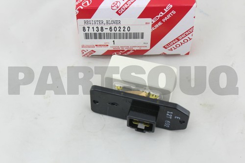 8713860220 Genuine Toyota RESISTOR, BLOWER 87138-60220 | eBay