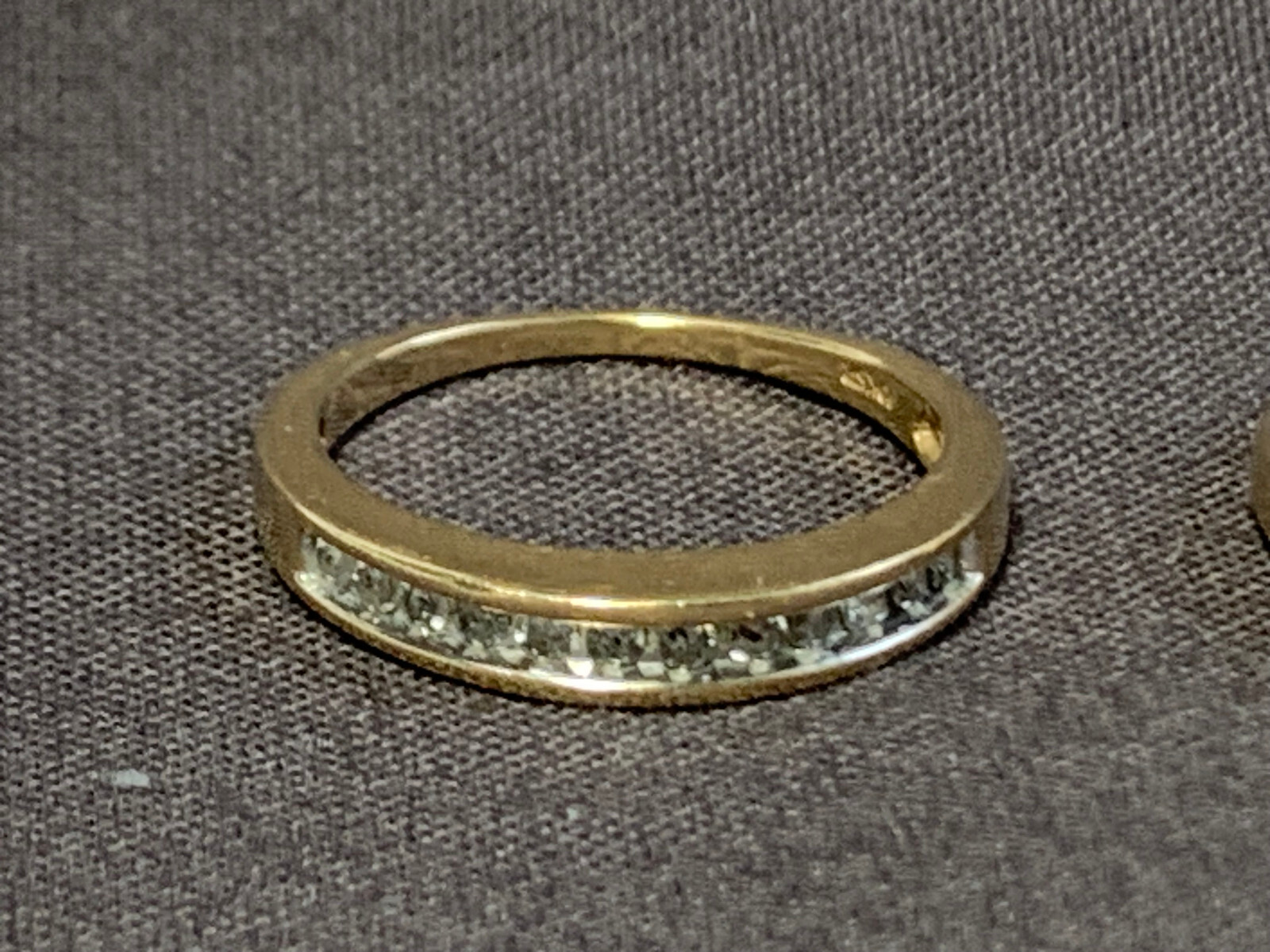 10K Yellow Gold Diamond Bridal Set 5.5g Fine Jewelry Avon Engagement ...