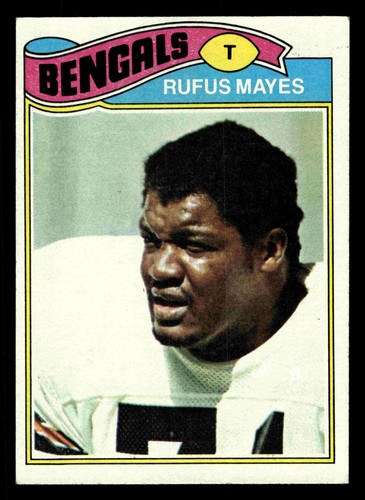 1977 Topps Rufus Mayes #28 - Cincinnati Bengals | eBay
