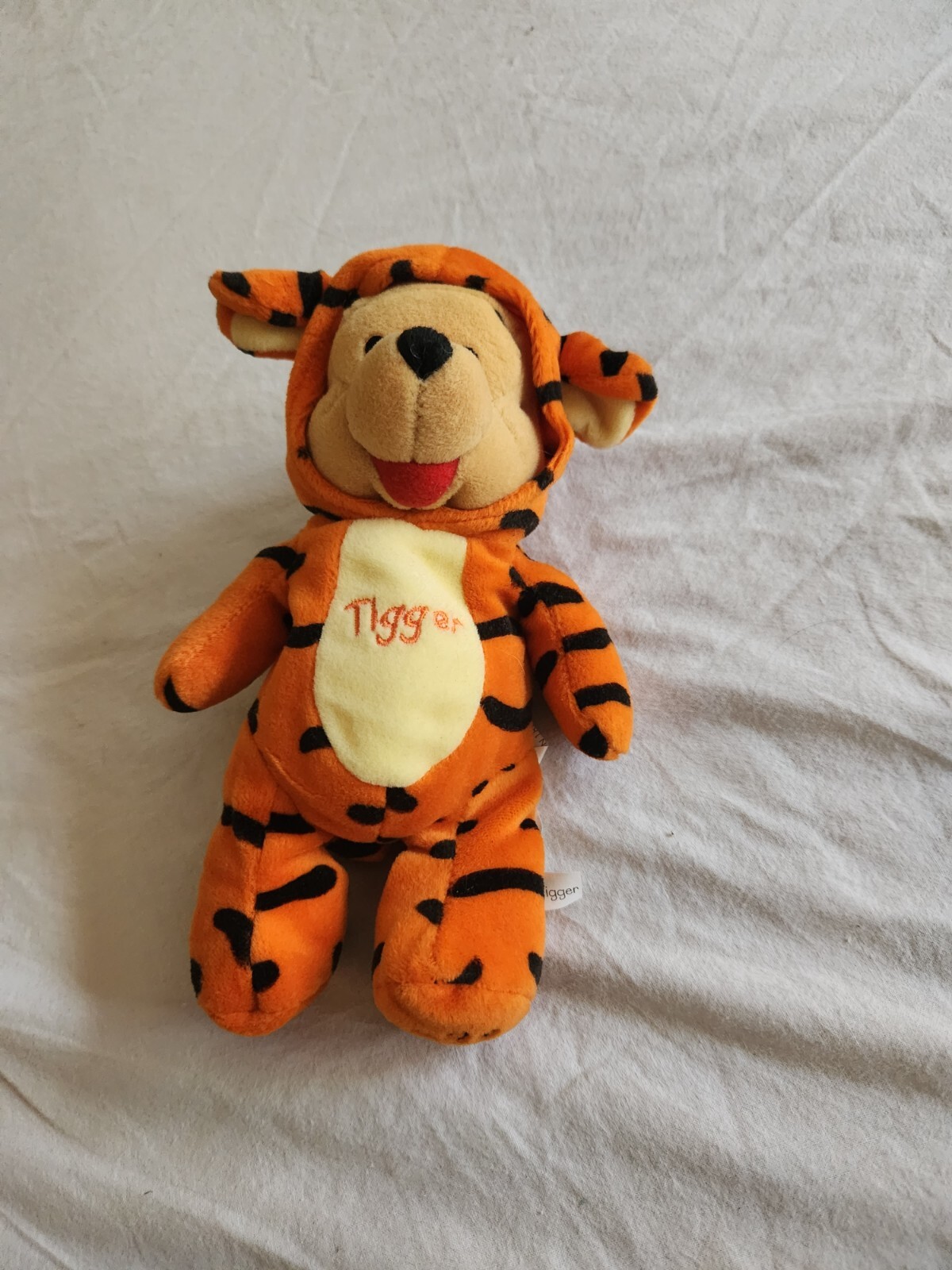 Disney pooh Dressed up as tigger Plush Bean Bag 8" Halloween | eBay