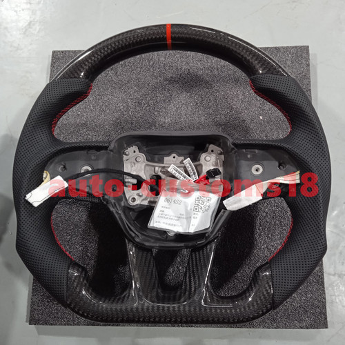 Carbon Fiber Heated Steering Wheel For charger challenger hellcat durango srt15+ | eBay