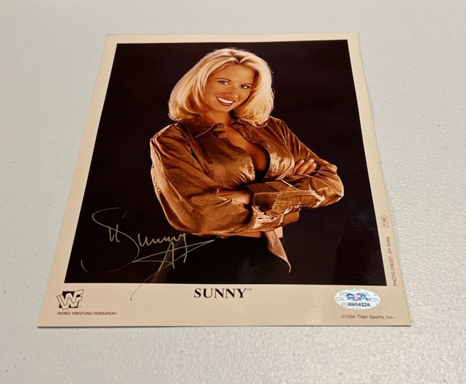 Tammy Lynn Sytch "Sunny" WWF Autographed Signed 1996 TS 8x10 Photo PSA ...