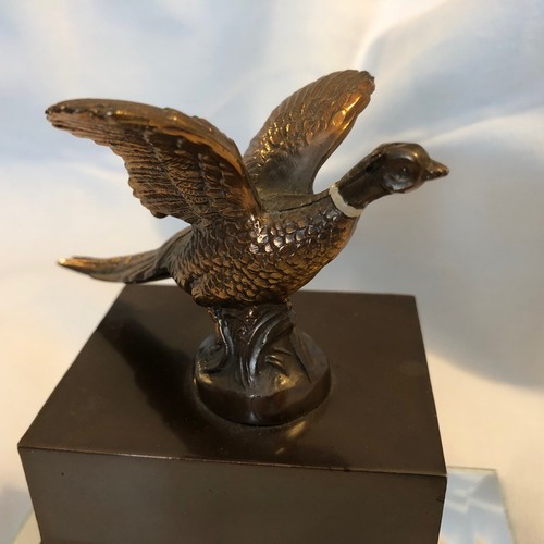 Vintage Bronze / Brass Pheasant Sculpture Paperweight Smokers Match ...