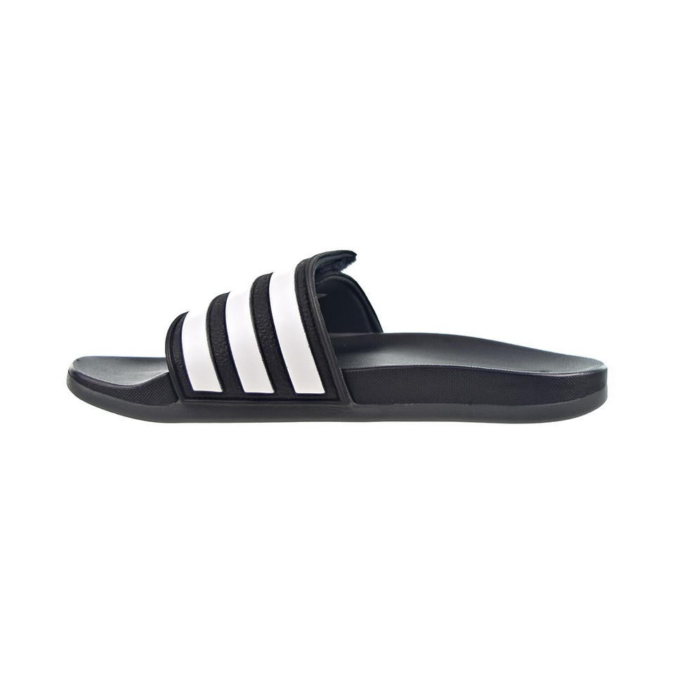 Adidas Adilette Comfort Adjustable Men's Slides Core Black-Cloud White ...