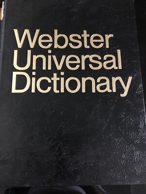 Webster Universal Dictionary Unabridged International Edition, Color ...