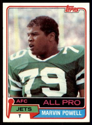 1981 Topps Football Marvin Powell . New York Jets #460 | eBay