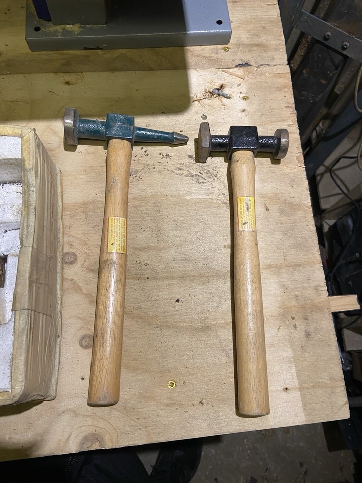 Clarke Auto Body Panel Beating Hammers Kit - 7pc Hickory Shafted | eBay UK