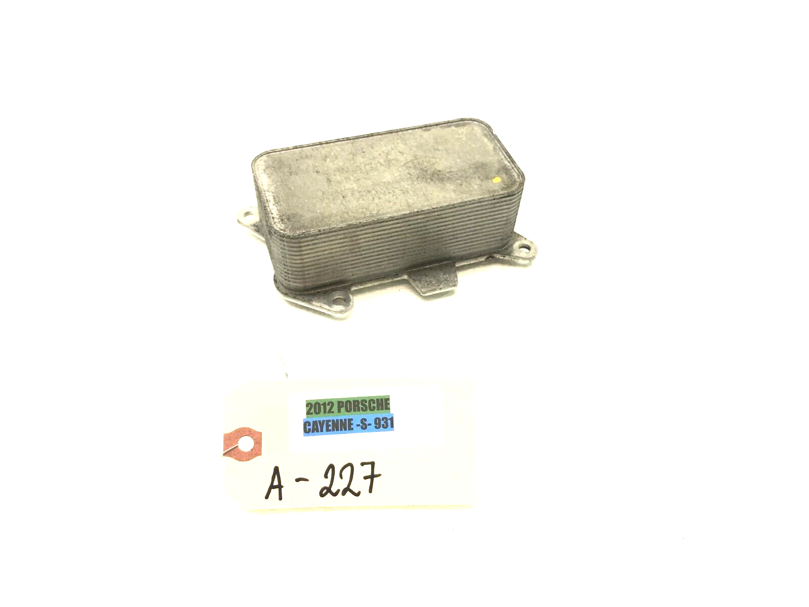 2011-2018 PORSCHE CAYENNE TRANSMISSION OIL COOLER HEAT EXCHANGER OEM ...