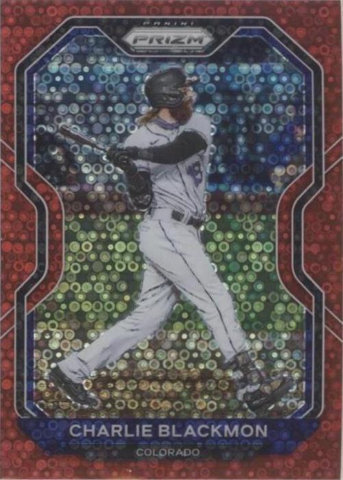 2021 Panini Prizm - Tier II Charlie Blackmon #150 Red Donut Circle ...