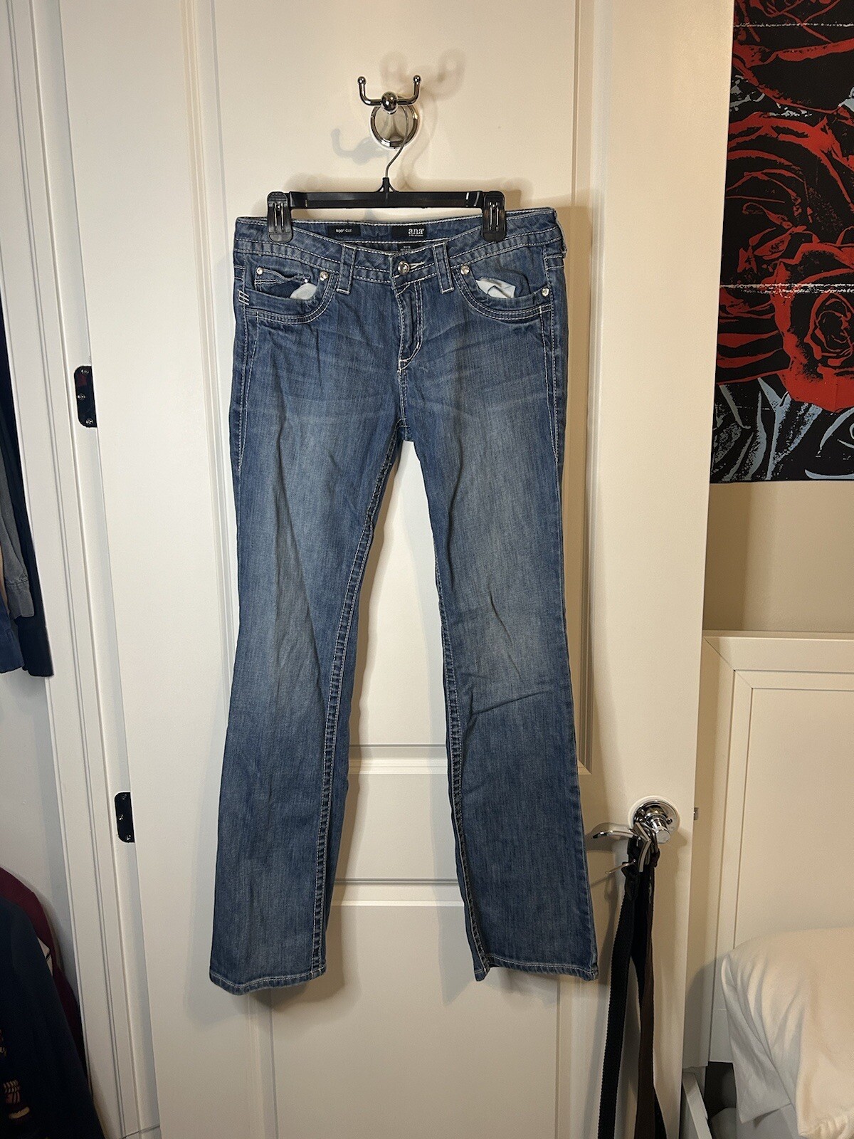 Ana A New Approach Boot Cut Jeans Womens Size 31 Y2K - Gem