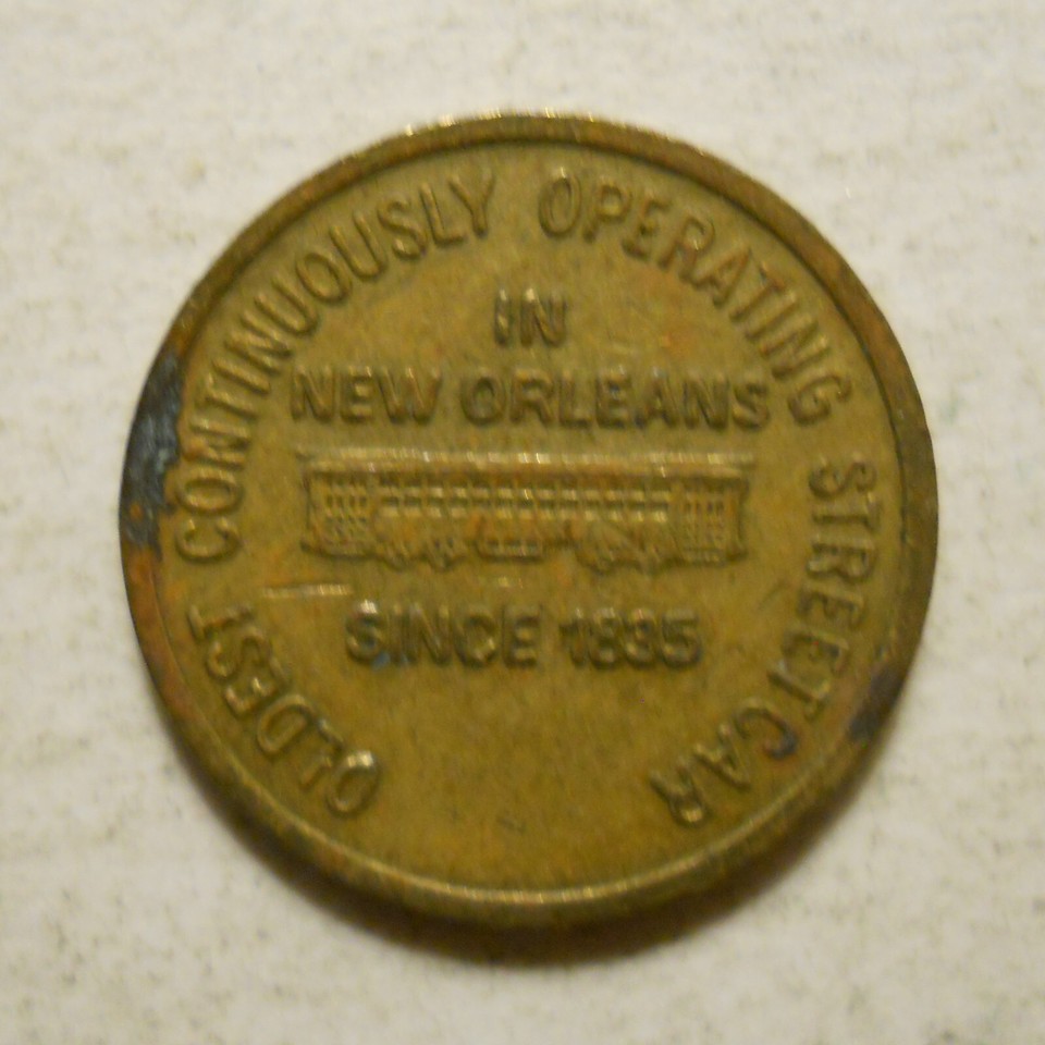 Regional Transit Authority (New Orleans, Louisiana) transit token ...