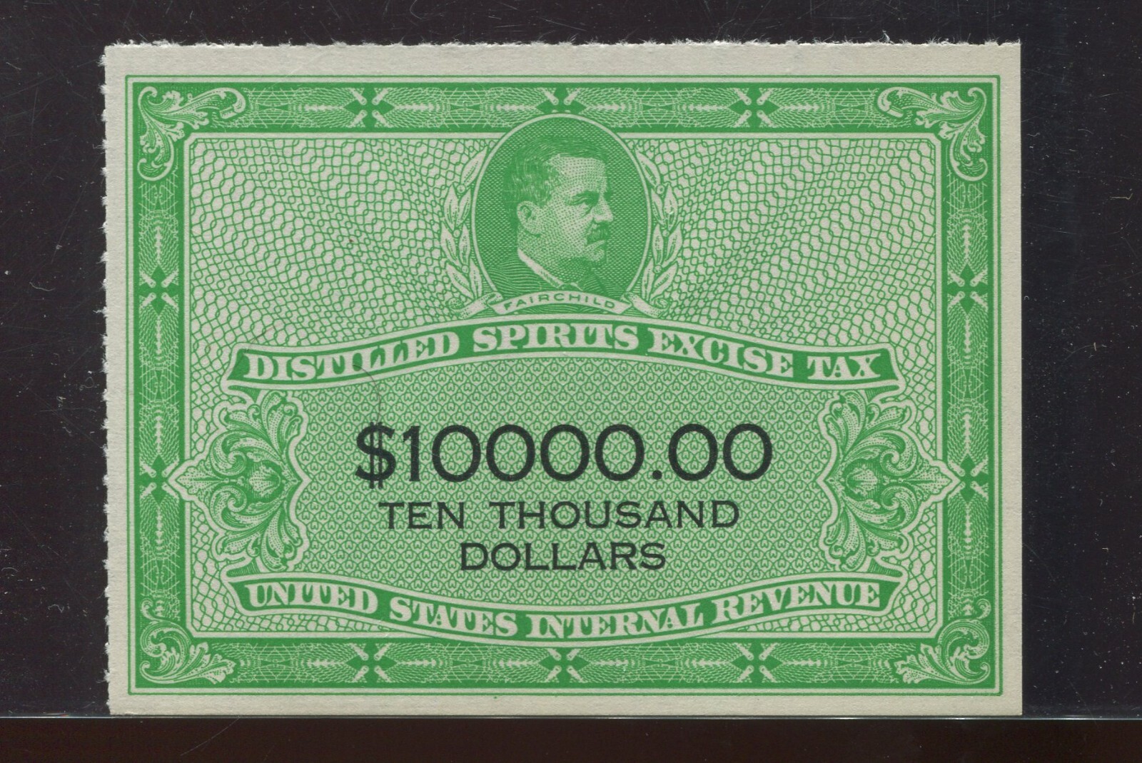 RX46 Distilled Spirits Excise Tax Unused Revenue Stamp BZ1784 | eBay