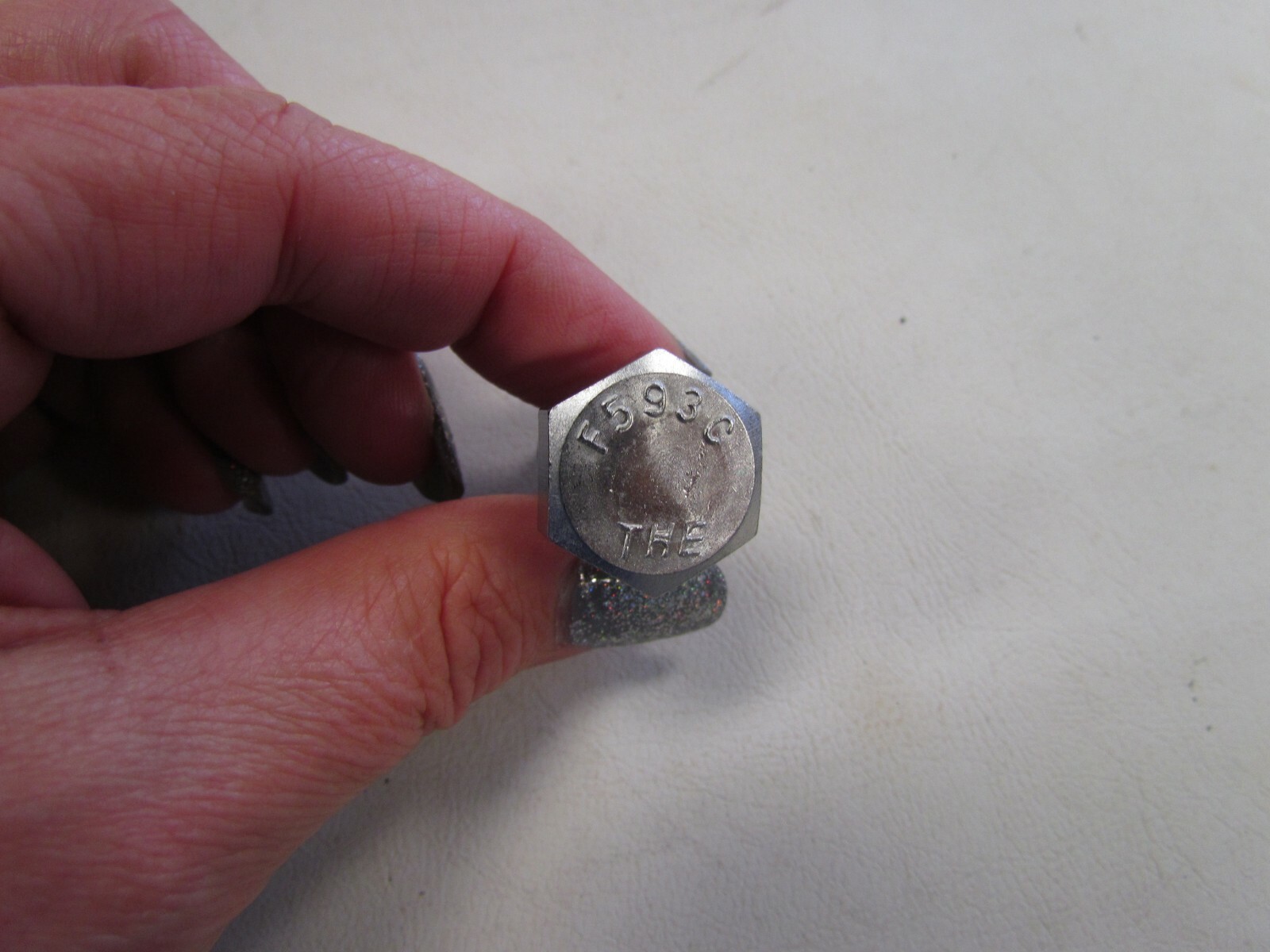 THE HEX HEAD CS F593C BOLT SET OF (10) 1/2" - 13 X STAINLESS STEEL ...