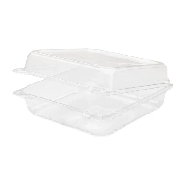Karat 9''x9'' PET Plastic Hinged Takeaway Containers/ To Go Containers ...