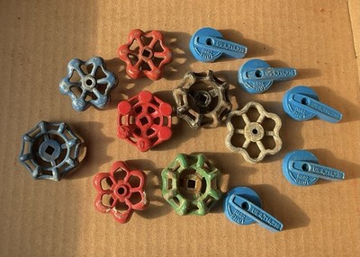 Lot of vintage gate valve handles Faucet Spigot Sillcock | eBay