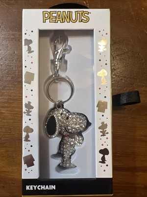 Peanuts Snoopy Bling Pave Crystal/Rhinestone Keychain Bag Charm - NEW ...
