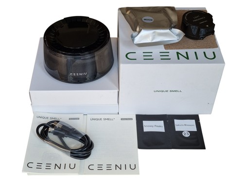 Ceeniu CF8 Smart Car Diffuser + 2 Refills - Scenic Scent 2024 - Black ...