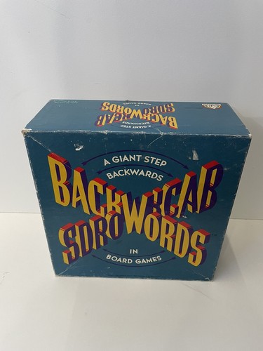 Vintage Complete 1988 Backwords Board Game A Giant Step Backwards Board ...