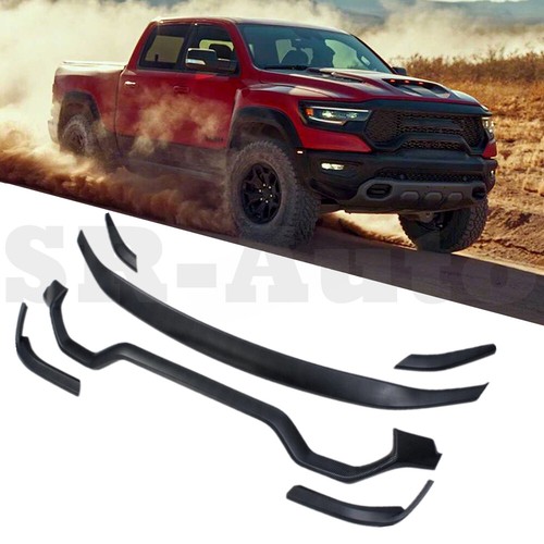 Front Engine Cover Grill Grille Trim For Dodge Ram Trx 1500 21-23 Matte ...