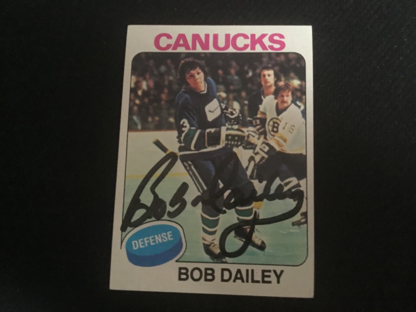 Autographed 1975-76 Topps Bob Dailey TOUGH DEC. #L-1 | eBay