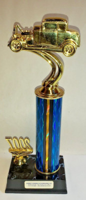 Trophy - Blue Short Track Racing Trophy - Item# HH-0049 Loc: S4-5 | eBay
