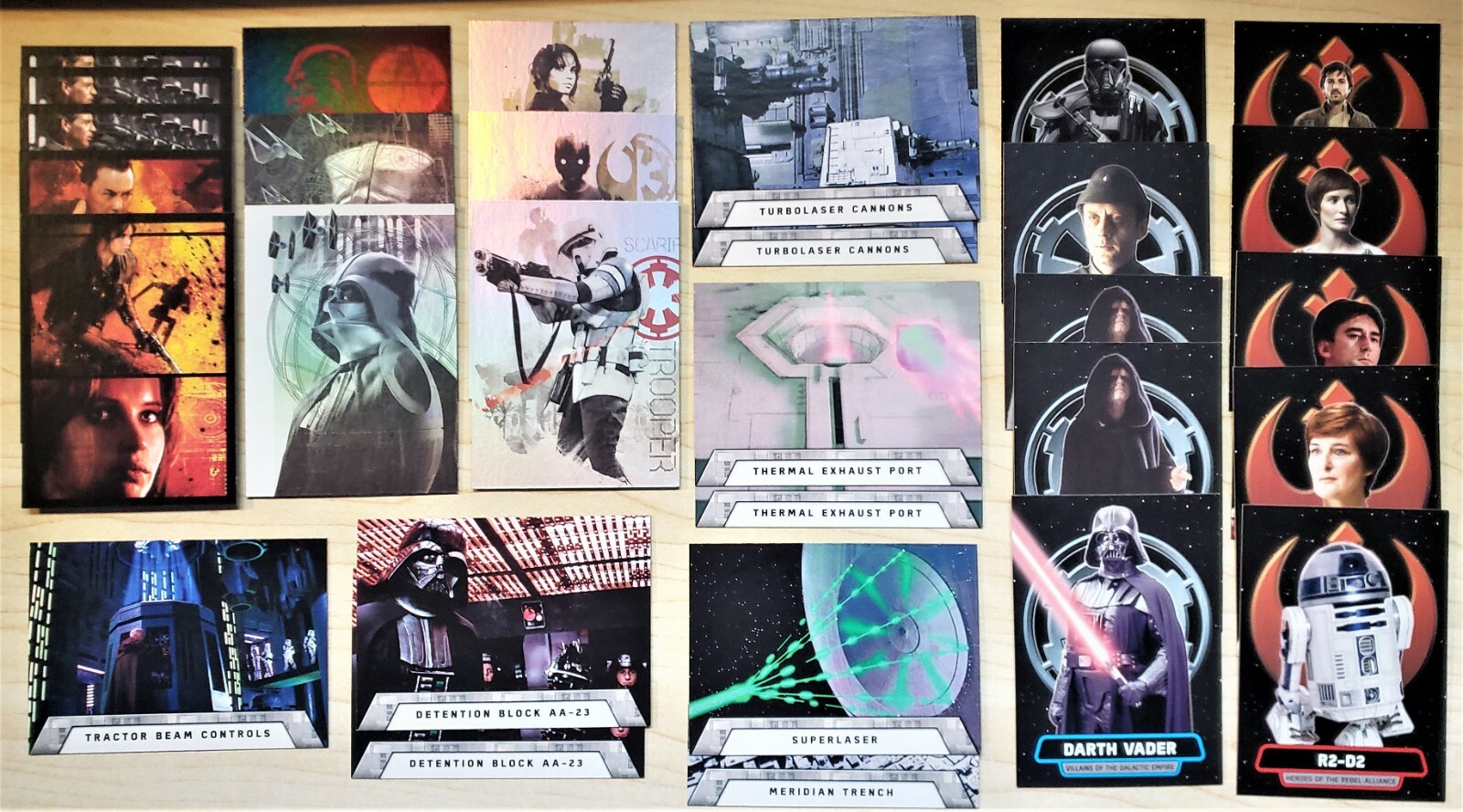 Star Wars chase cards lot subset 30 cards in total see pictures for ...