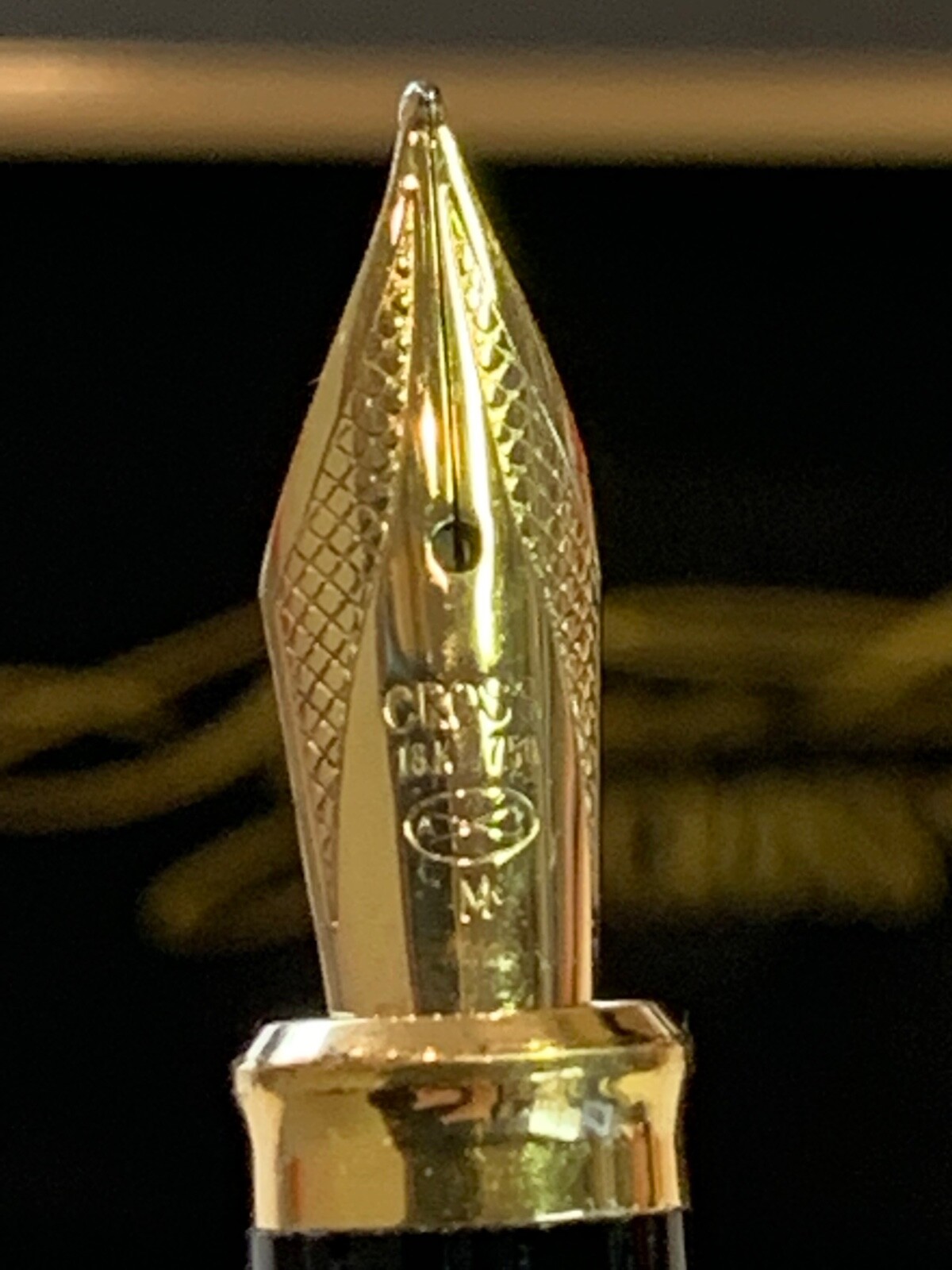 CROSS Signature Fountain Pen & Pencil Bordeaux Red 18k Set In Original ...