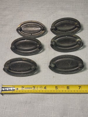 Drawer Pulls - Antique Oval Pulls