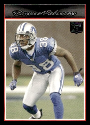 2007 Bowman #272 Ramzee Robinson Rookie Detroit Lions | eBay