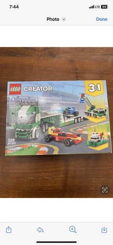 LEGO 31113 Creator 3in1 Race Car Transporter Building Kit (Retired) New ...